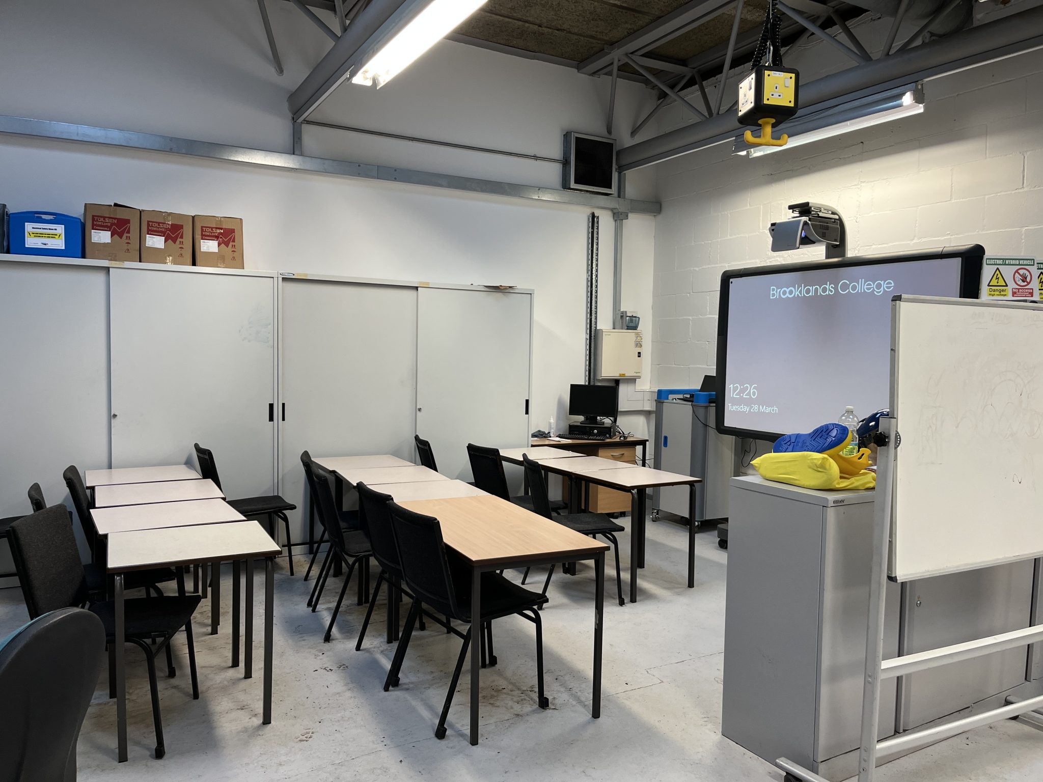 New Electric Vehicle Workshop - Brooklands Technical College