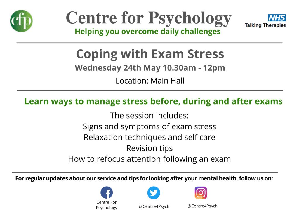 Coping with Exam Stress - Brooklands College